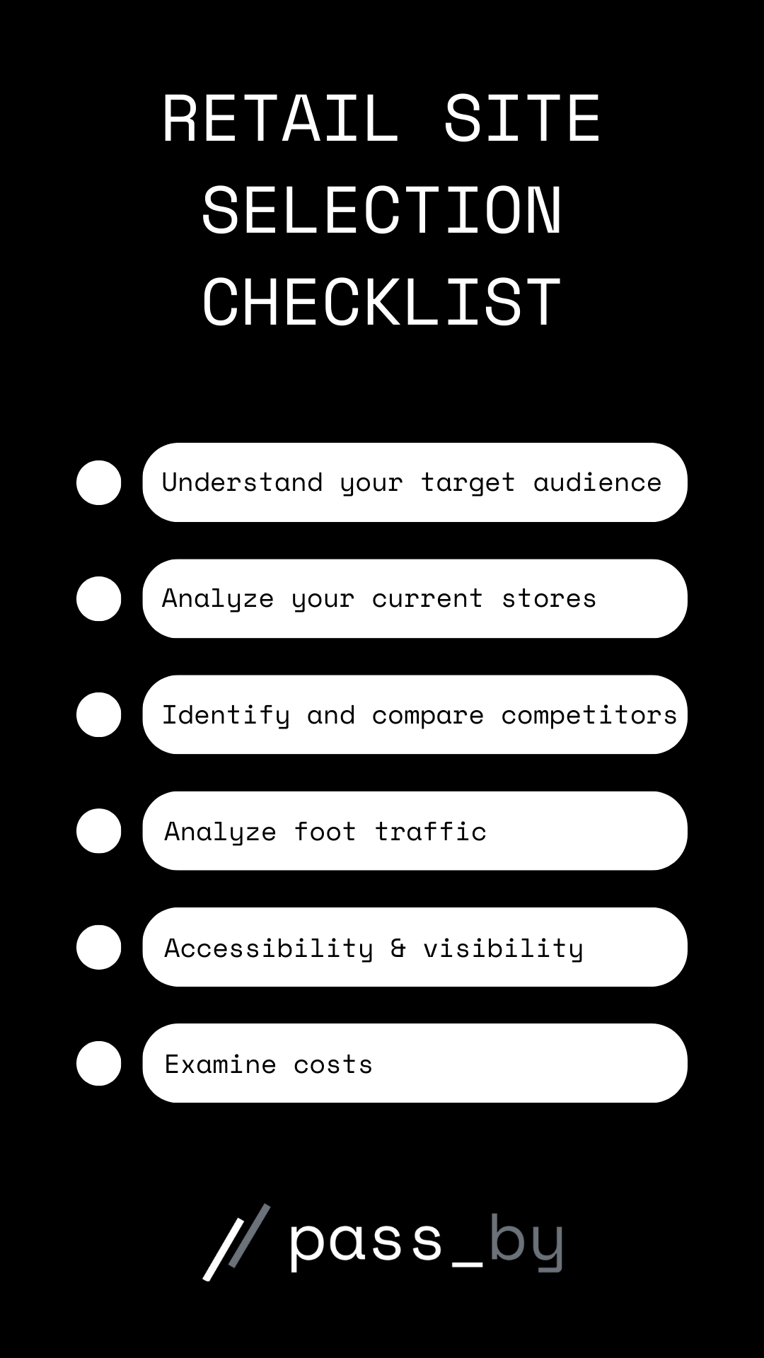 Retail Site Selection Guide: Checklist, Data, and Benefits