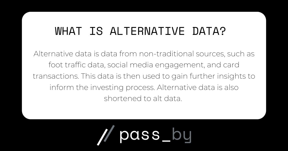 Alternative Data Guide: Types, Examples & Challenges