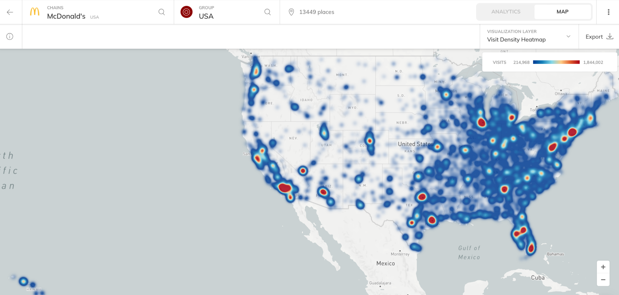 Most Popular Fast Food Chains in America + Foot Traffic Data // pass_by