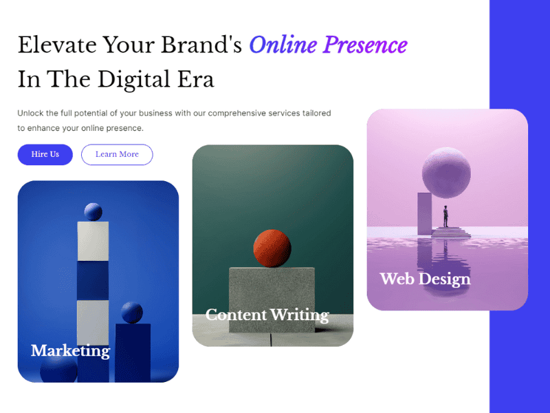 ↳ Hover Text Reveal Content Box for Service Section // pass_by